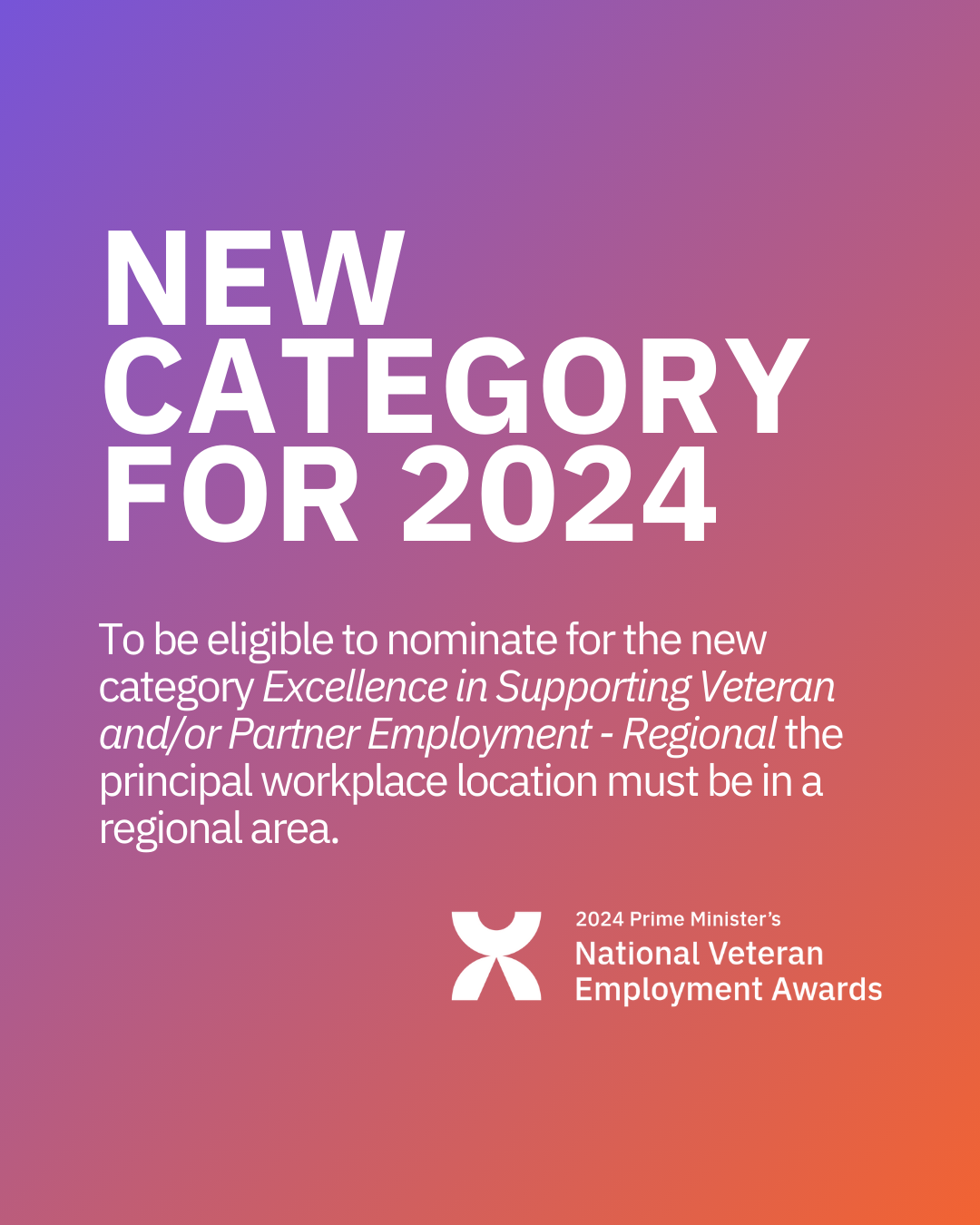 Winners announced | Veteran Employment Program